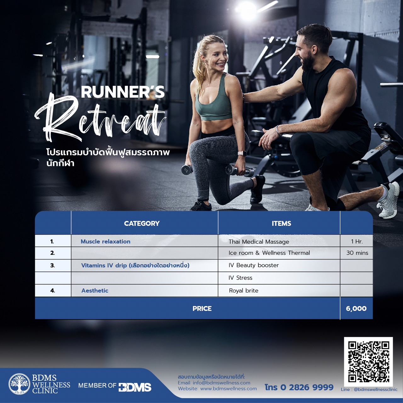 Pre-running Check-up Program | BDMS Wellness Clinic